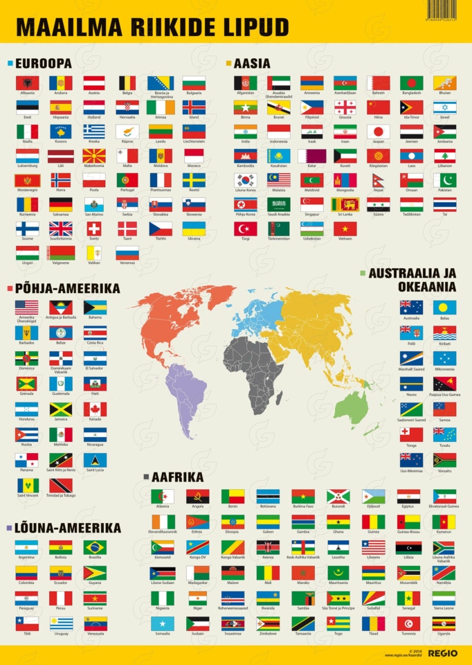 Keemiliste elementide tabel - Regio