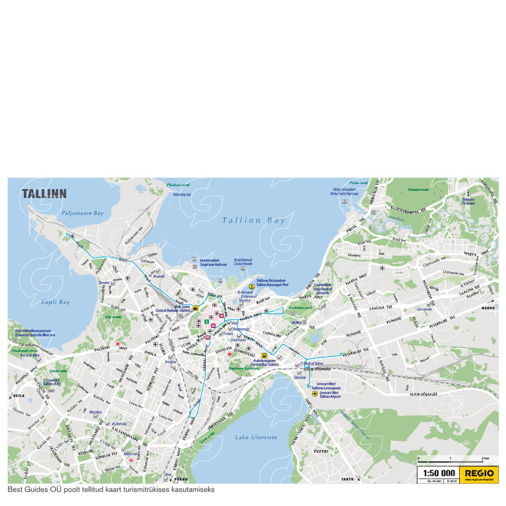 Map of Tallinn - Regio