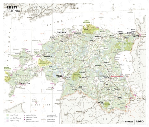 Estonian Postal Codes - Regio
