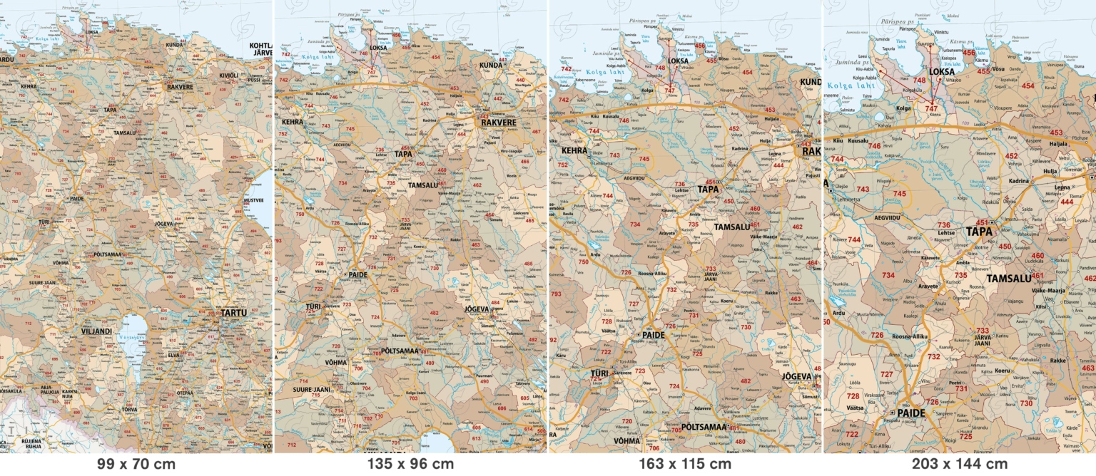 Estonian Postal Codes - Regio
