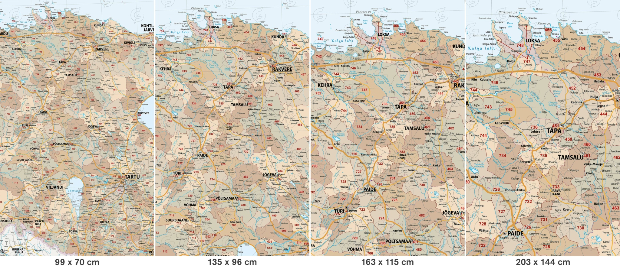 Estonian Postal Codes - Regio
