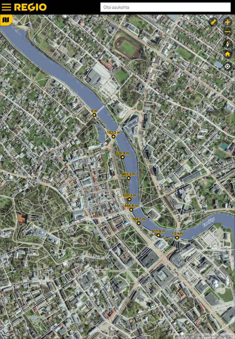 Regio map application - Regio